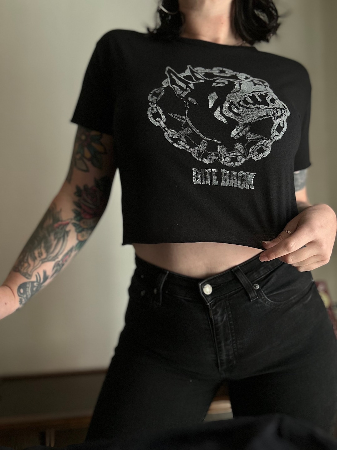 Block Printed T Shirt - Etsy