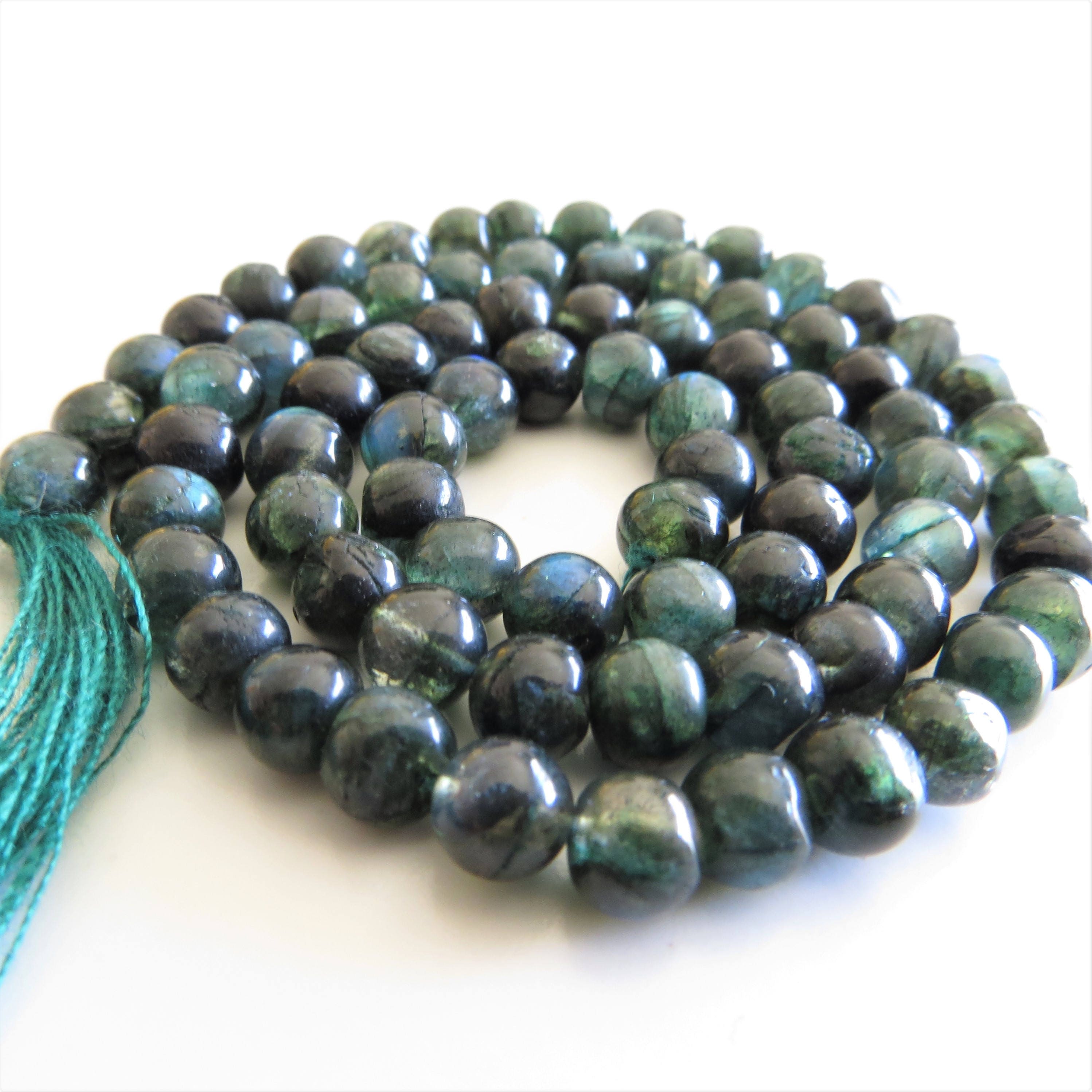 5mm Round Green Labradorite Gemstone Gemstone Beads One Full | Etsy