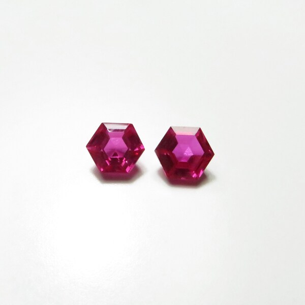 Lab Created Ruby 8mm - Etsy
