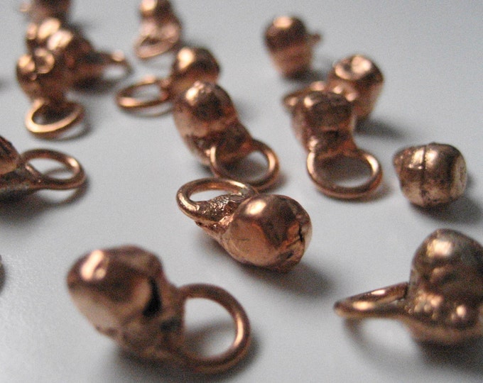 Twenty 20 Copper base Metal Bells, Jingles Perfect for Belly-dancing ...