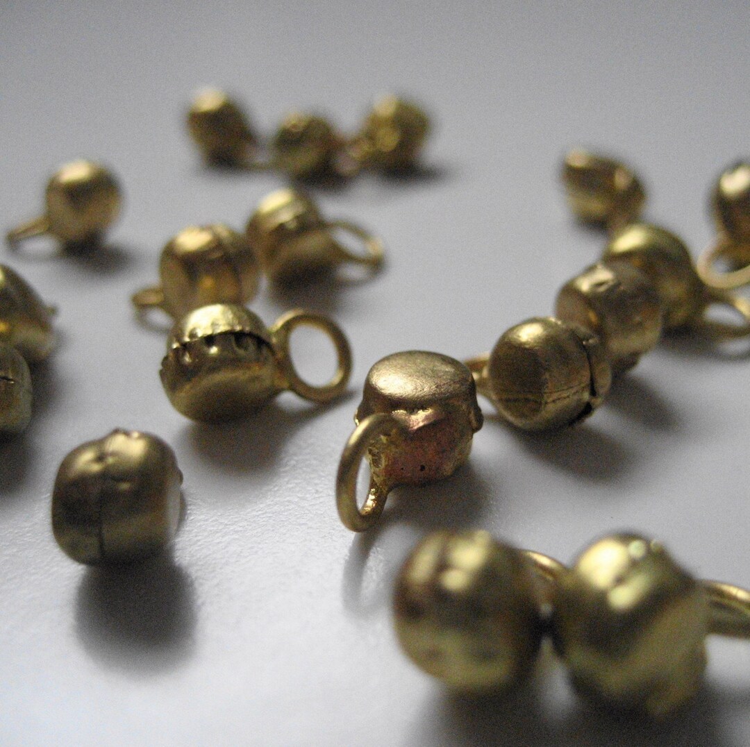 100 Assorted Bells Jingles in Gold Copper or Silver - Etsy