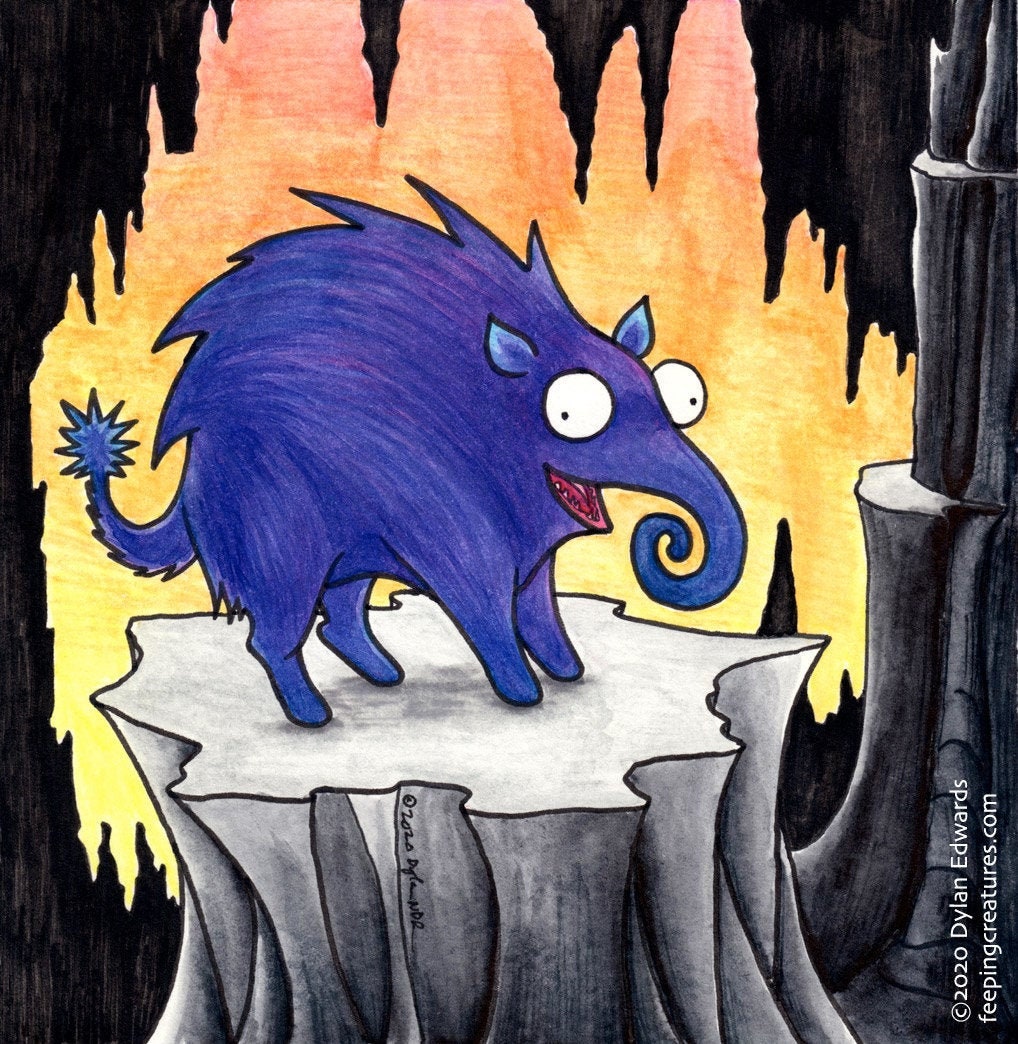 Razorback Snout - Feeping Creatures Monster Art by Dylan Edwards - Etsy