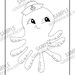 Cute Sea Printable Coloring Pages for Kids Digital Upload PDF - Etsy