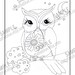 Woodland Whimsy Printable Coloring Pages for Kids, Digital Upload PDF ...