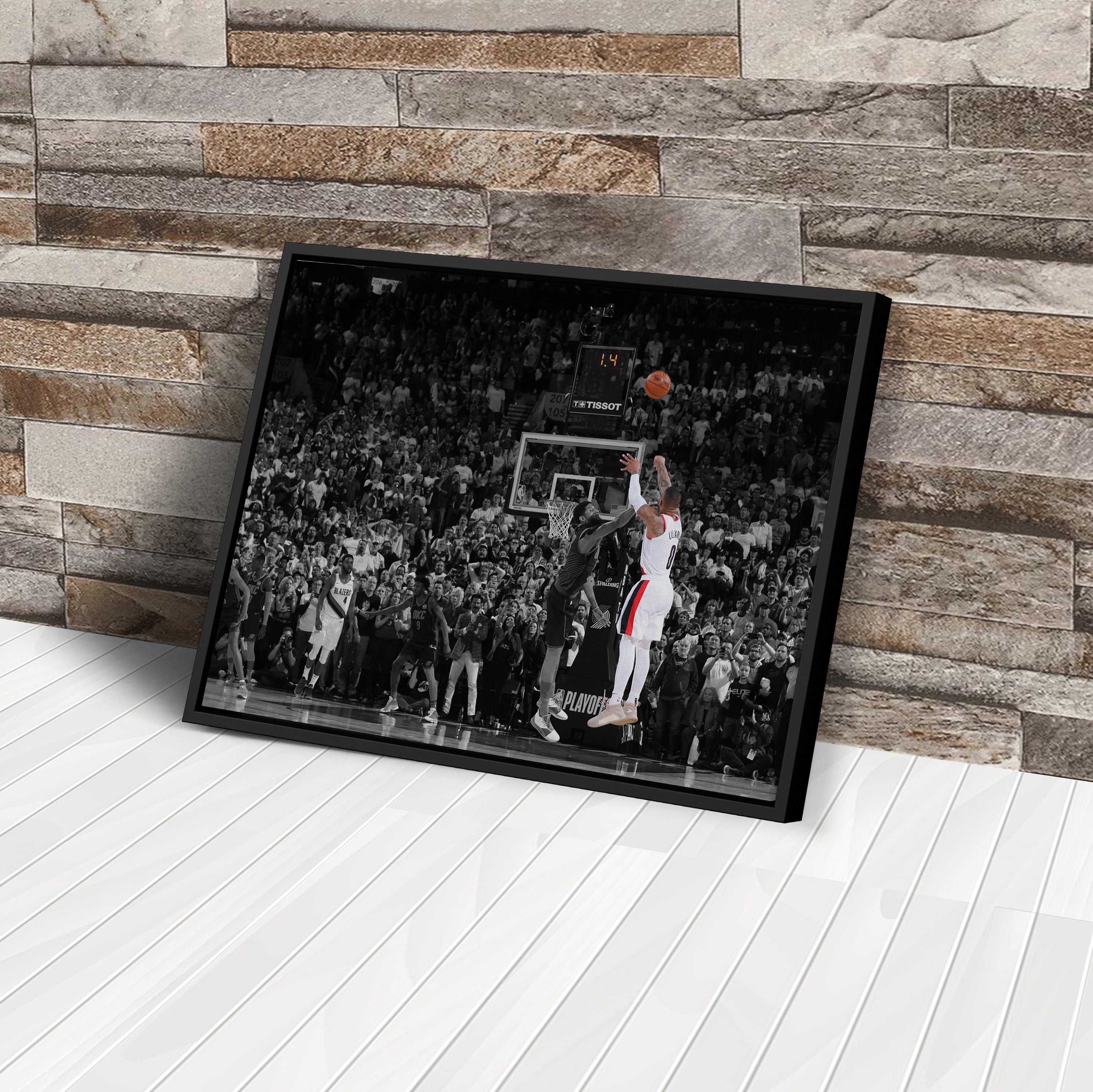 Damian Lillard Vs OKC Dame Time Poster Portland Trail Blazers ...