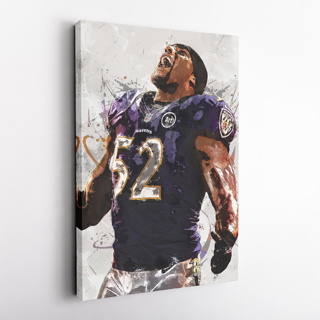 Ray Lewis Poster, Baltimore Ravens - Canvas Print, Framed Poster, Kids ...