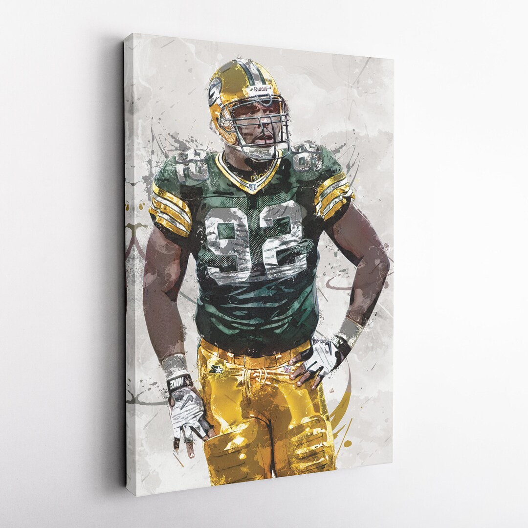 Reggie White Poster, Green Bay Packers - Canvas Print, Framed Poster ...