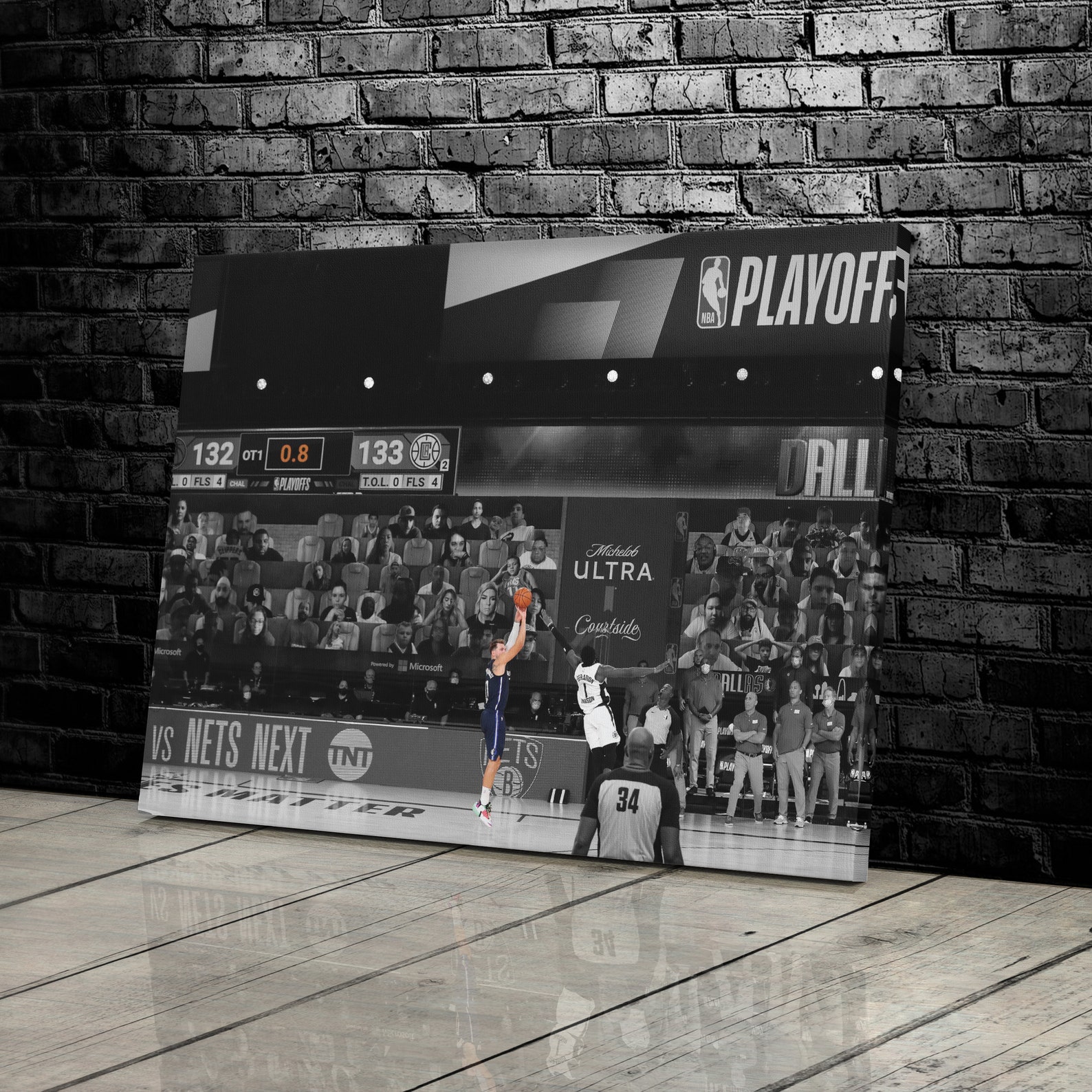 Luka Doncic Buzzer Beater Vs Clippers Poster Dallas Mavericks ...