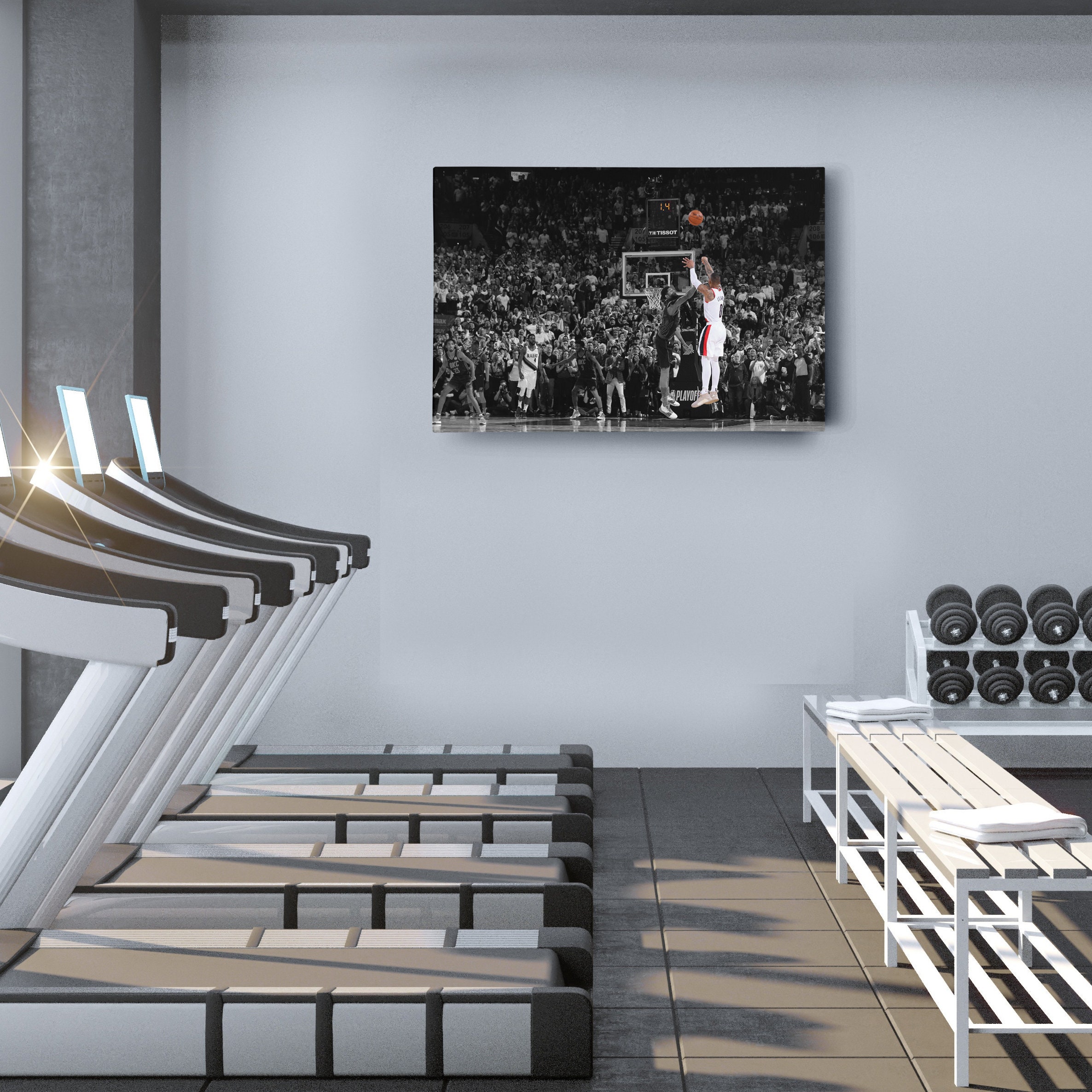 Damian Lillard Vs OKC Dame Time Poster Portland Trail Blazers ...