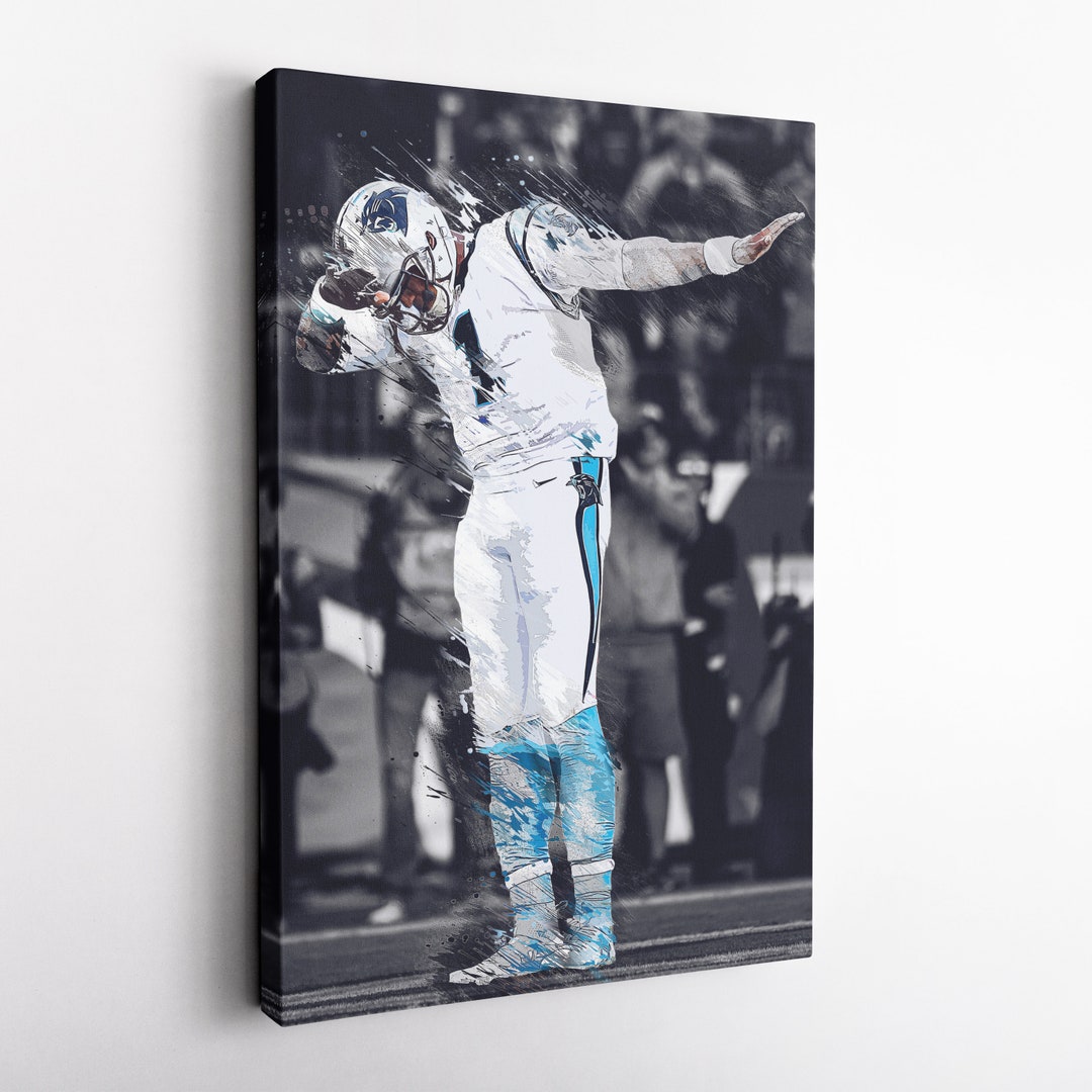 Cam Newton Dab Celebration Poster Carolina Panthers Football Hand Made ...