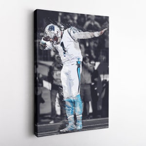 Cam Newton Dab Celebration Poster Carolina Panthers Football Hand Made ...