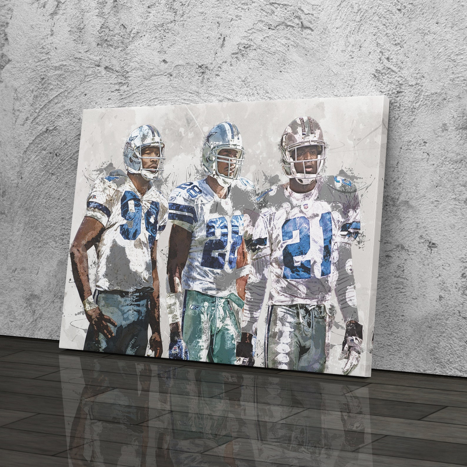 Deion Sanders, Charles Haley, Darren Woodson, Poster, Dallas Cowboys ...