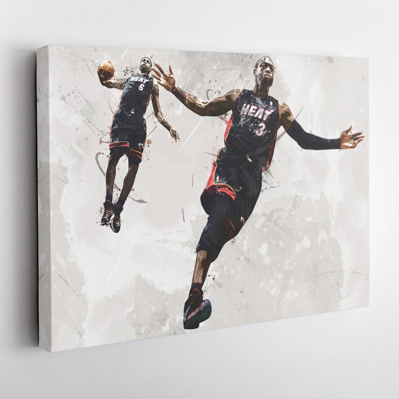 Lebron James Canvas - Etsy