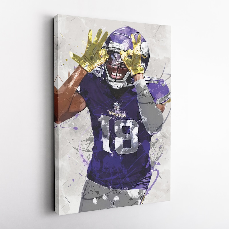 Justin Jefferson Poster - Etsy