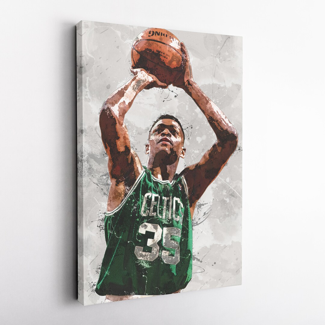 Reggie Lewis Poster, Boston Celtics - Canvas Print, Framed Poster, Kids ...