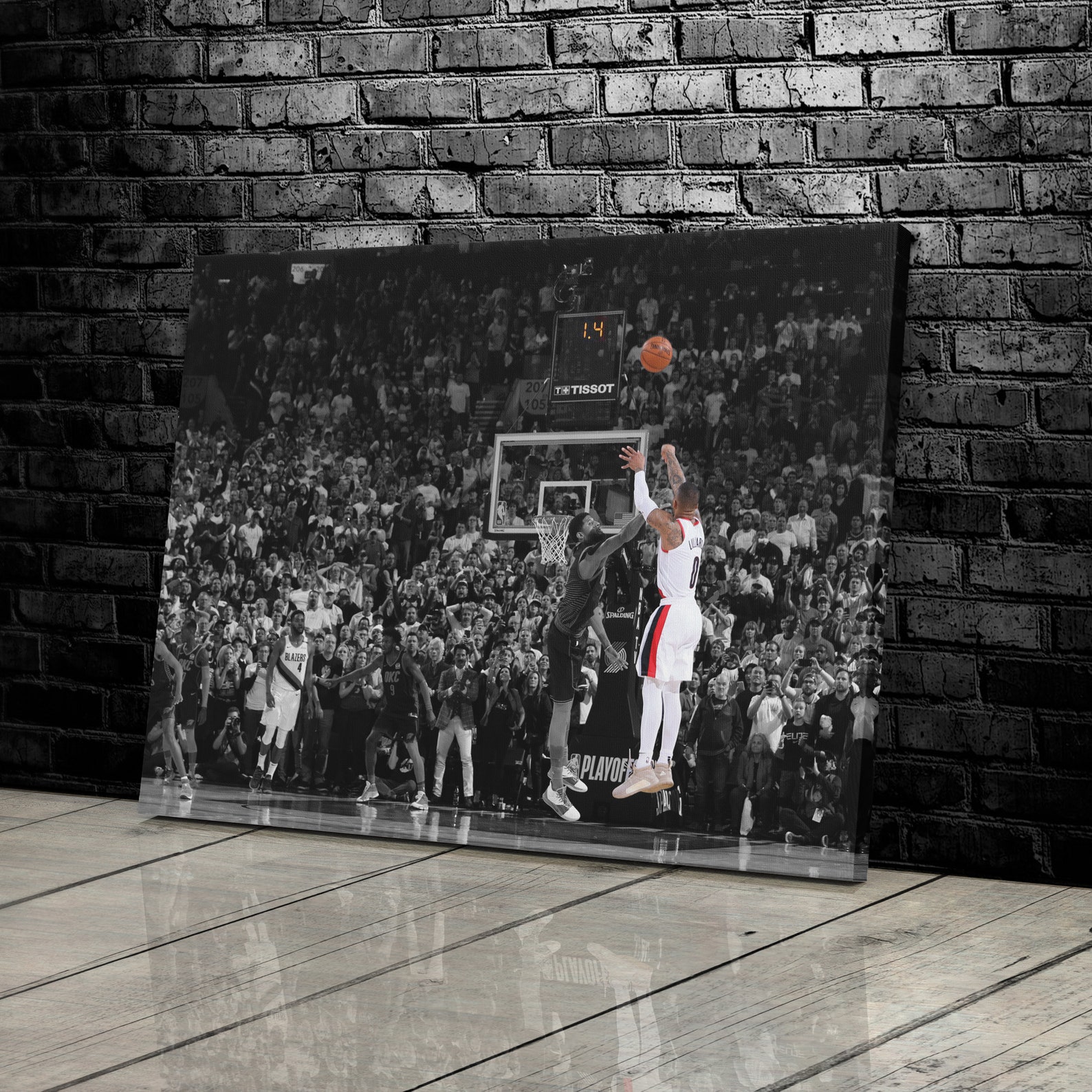 Damian Lillard Vs OKC Dame Time Poster Portland Trail Blazers ...