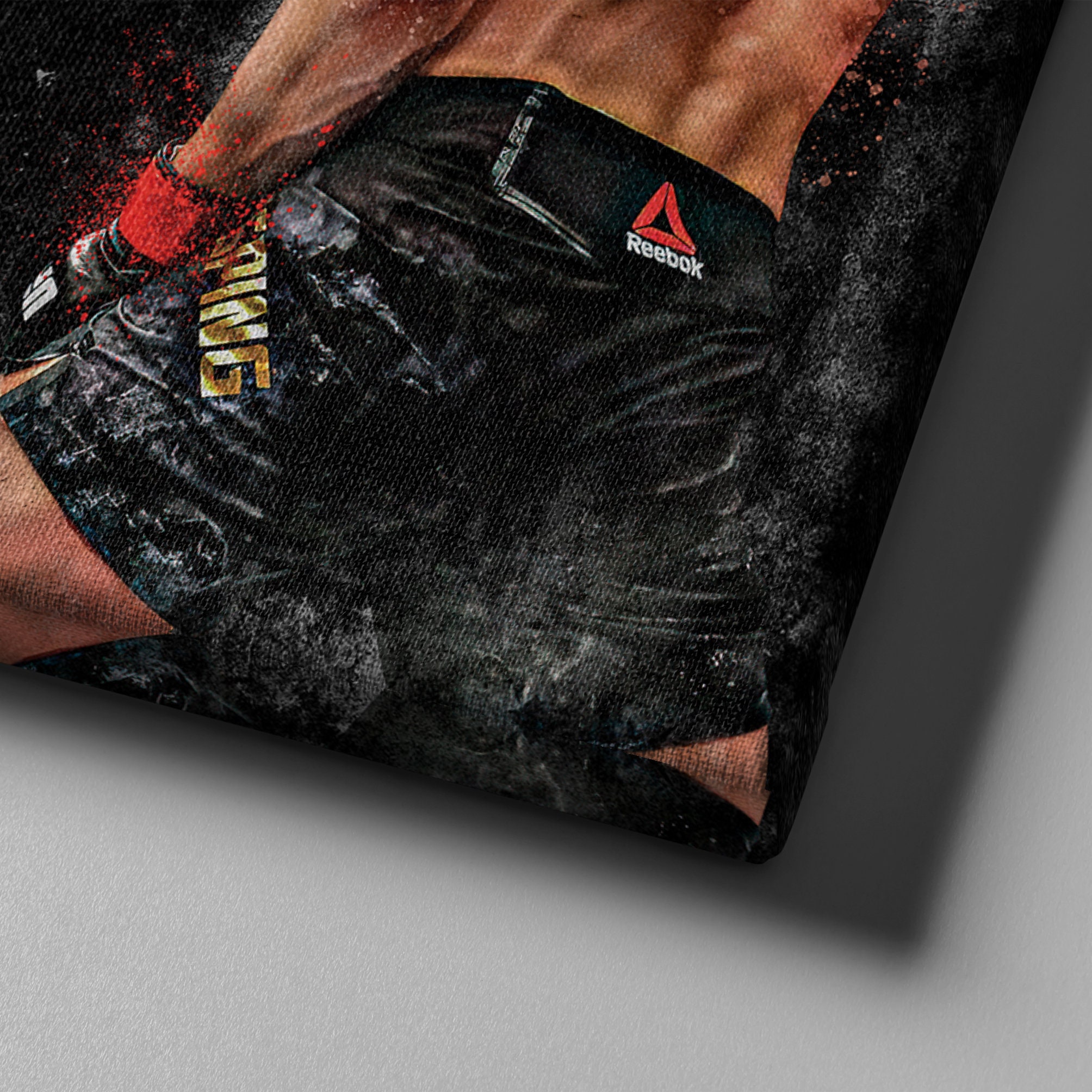 Georges St-pierre Vs. Michael Bisping Poster UFC Hand Made Posters ...