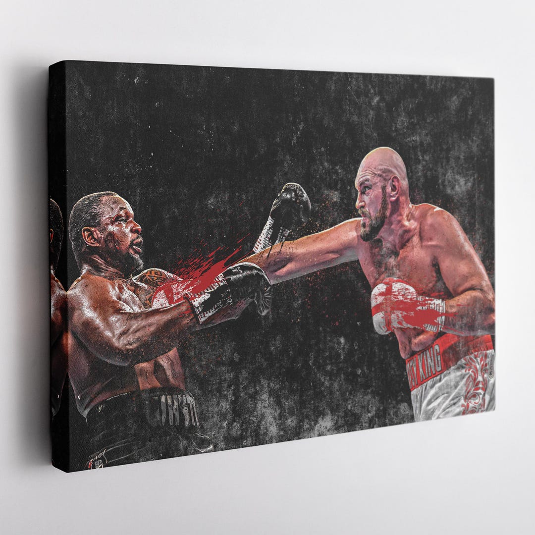 Tyson Fury Vs. Dillian Whyte Canvas Print - Heavyweight Championship ...