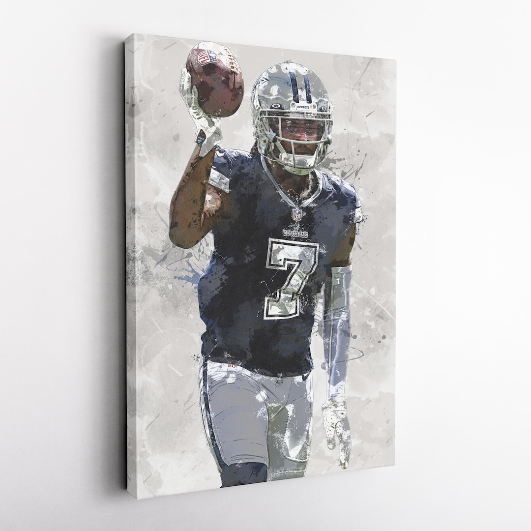 Trevon Diggs Poster, Dallas Cowboys - Canvas Print, Framed Poster, Kids ...