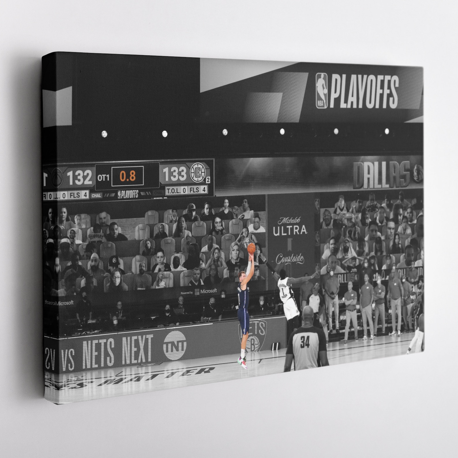 Luka Doncic Buzzer Beater Vs Clippers Poster Dallas Mavericks ...