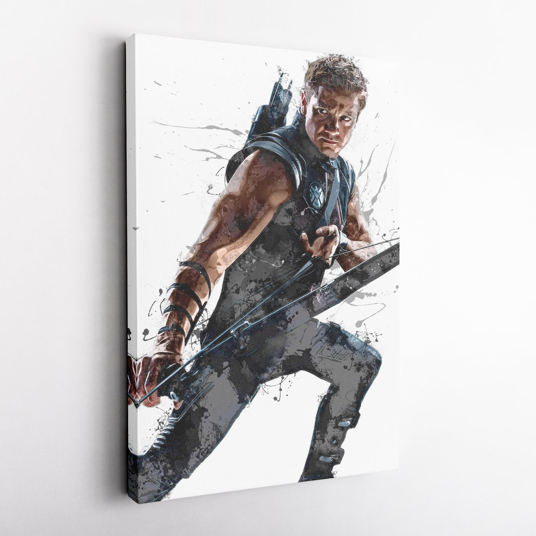Hawkeye Poster Marvel Superhero Comics Painting Hand Made Posters ...
