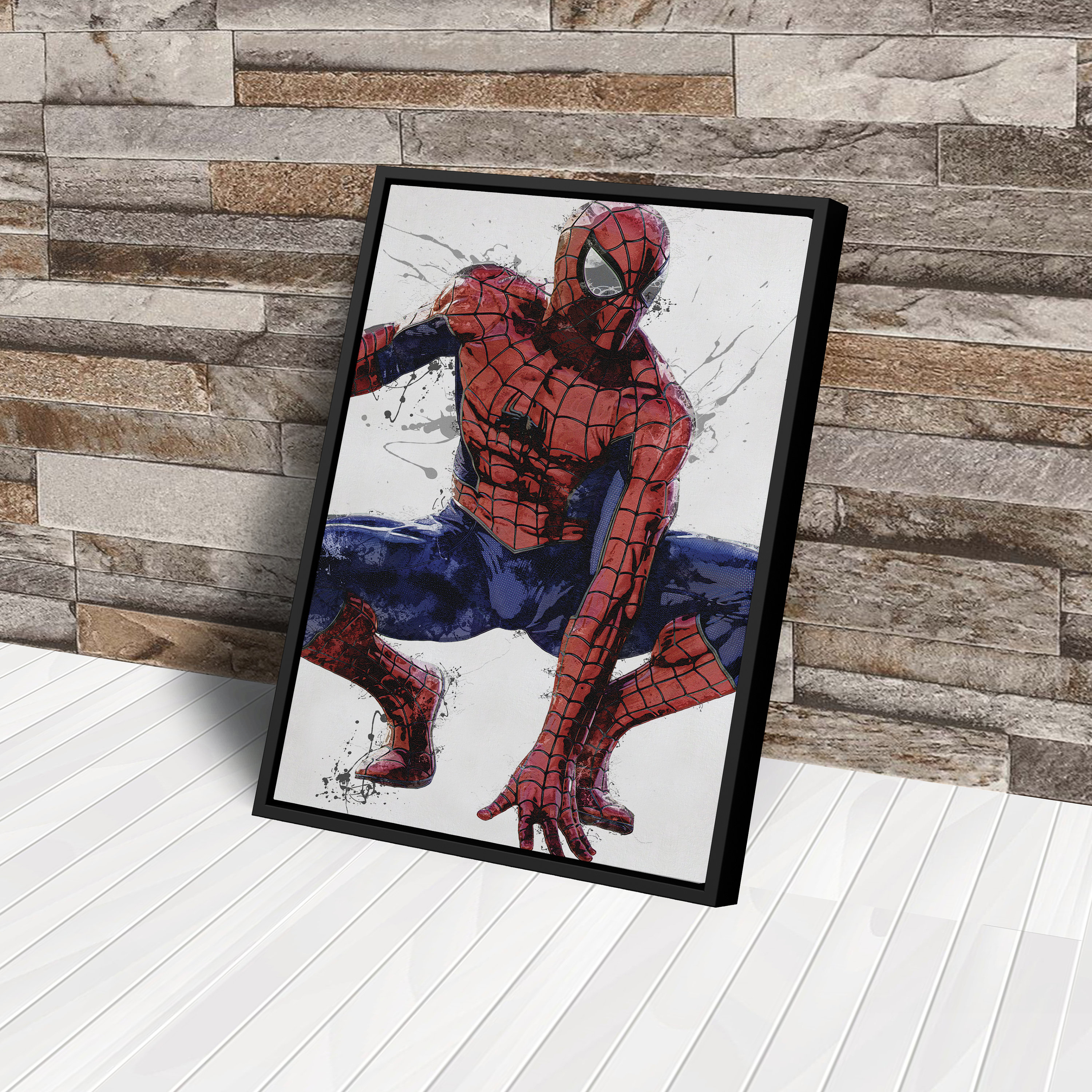 Spiderman Poster Marvel Superhero Comics Painting Hand Made Posters ...