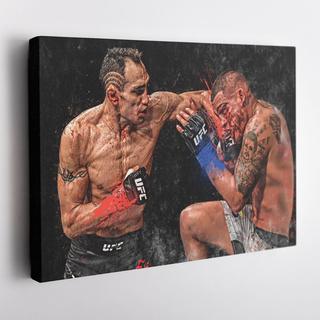 Tony Ferguson Vs. Anthony Pettis Canvas Print - UFC Fight Night Wall ...