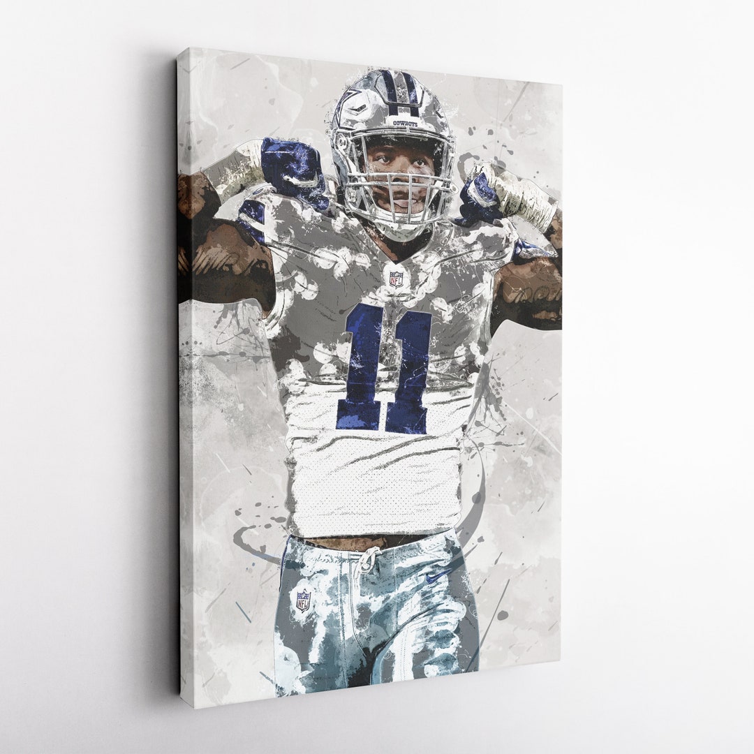 Micah Parsons Poster, Dallas Cowboys - Canvas Print, Framed Poster ...