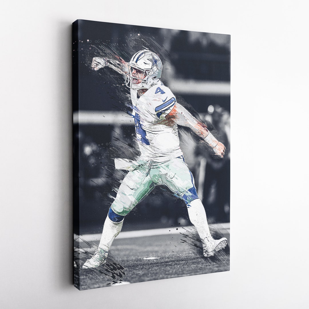 Dak Prescott Celebration Poster Dallas Cowboys Football Hand Made ...