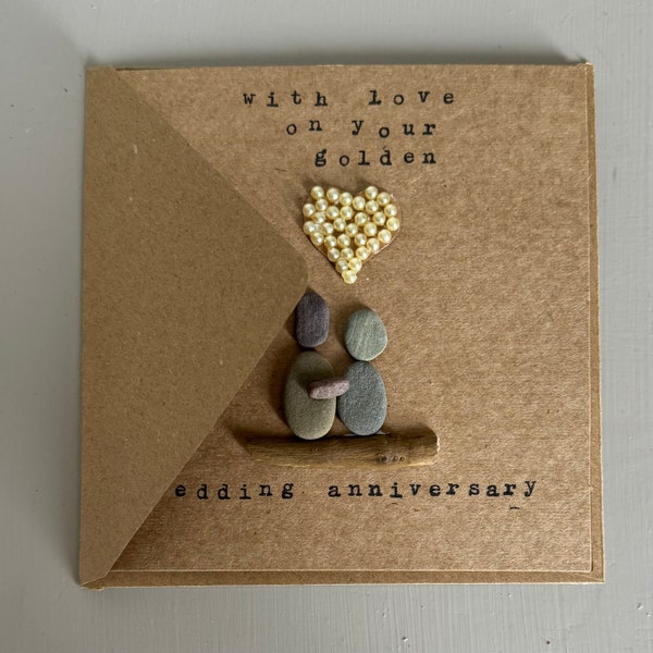 Pebble Art Wedding - Etsy