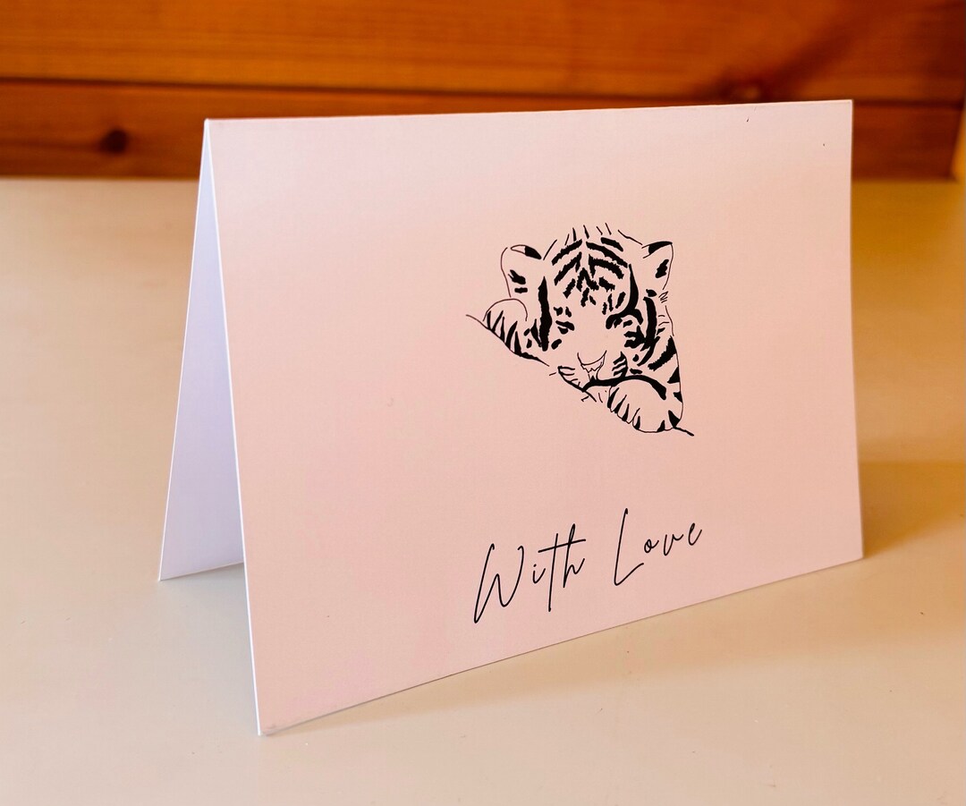 Personalised Wild Animals Card - Etsy