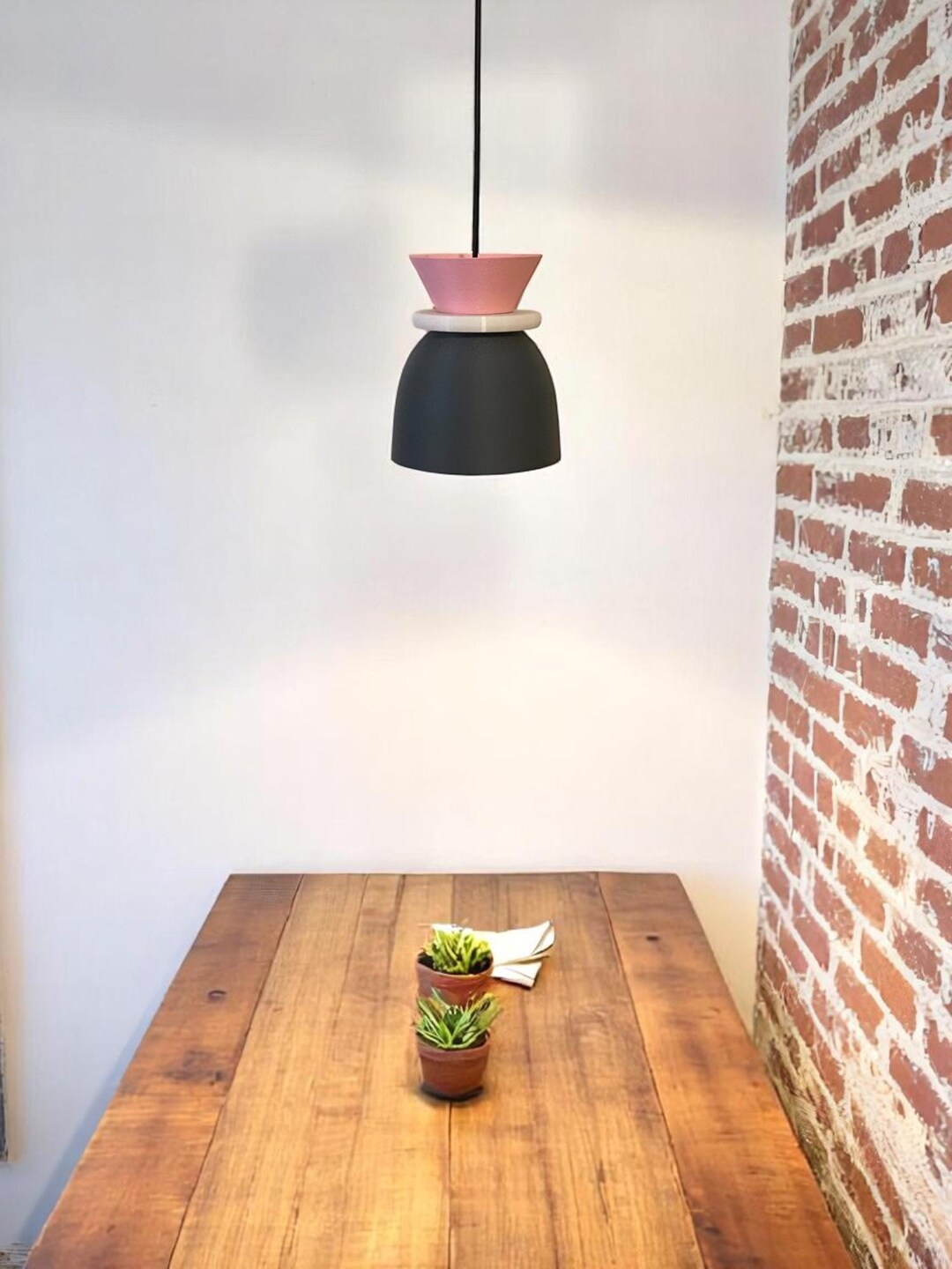 3D Printed Pastel Pendant Light: Modern Biopolymer Ceiling Lamp - Etsy