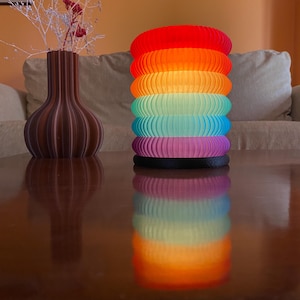 LGBTQ Pride Lamp, Rainbow Night Light for Pride Home Decor, Rainbow ...