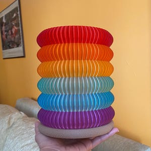 LGBTQ Pride Lamp, Rainbow Night Light for Pride Home Decor, Rainbow ...