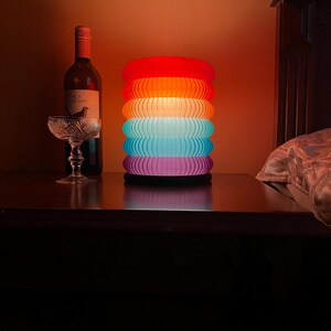 LGBTQ Pride Lamp, Rainbow Night Light for Pride Home Decor, Rainbow ...