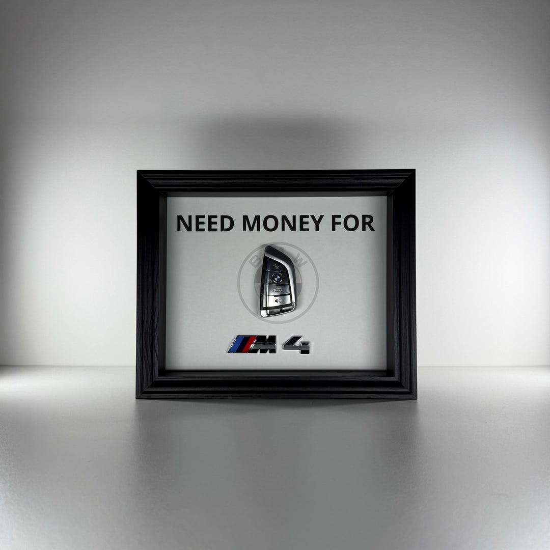 BMW M Badge M4 Key Decoration Framed - Etsy UK