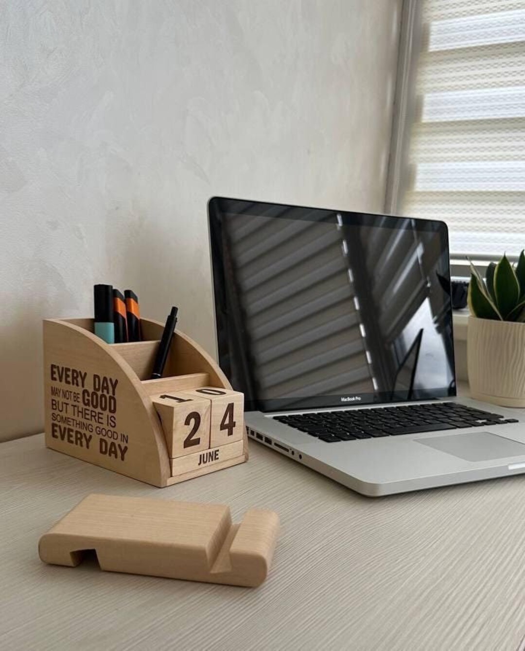 Organizer for Schoolchildren/desktop Wooden Organizer Perpetual ...