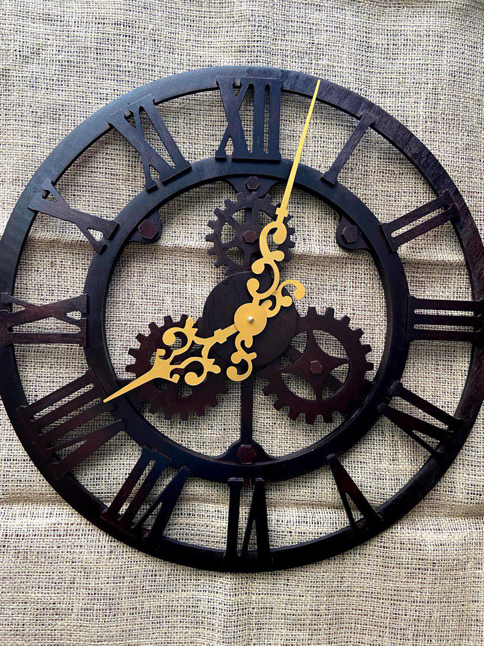 Wooden Clock Template. CNC Project for Wooden Clock Design. Ai, Dxf Eps ...