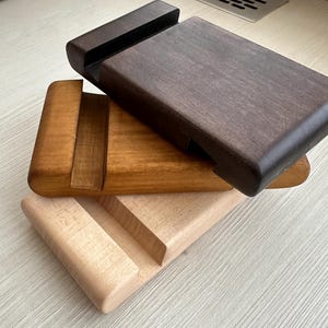 Wooden Gadget Stand Set - Stylish and Durable Design - Ergonomic Desk ...