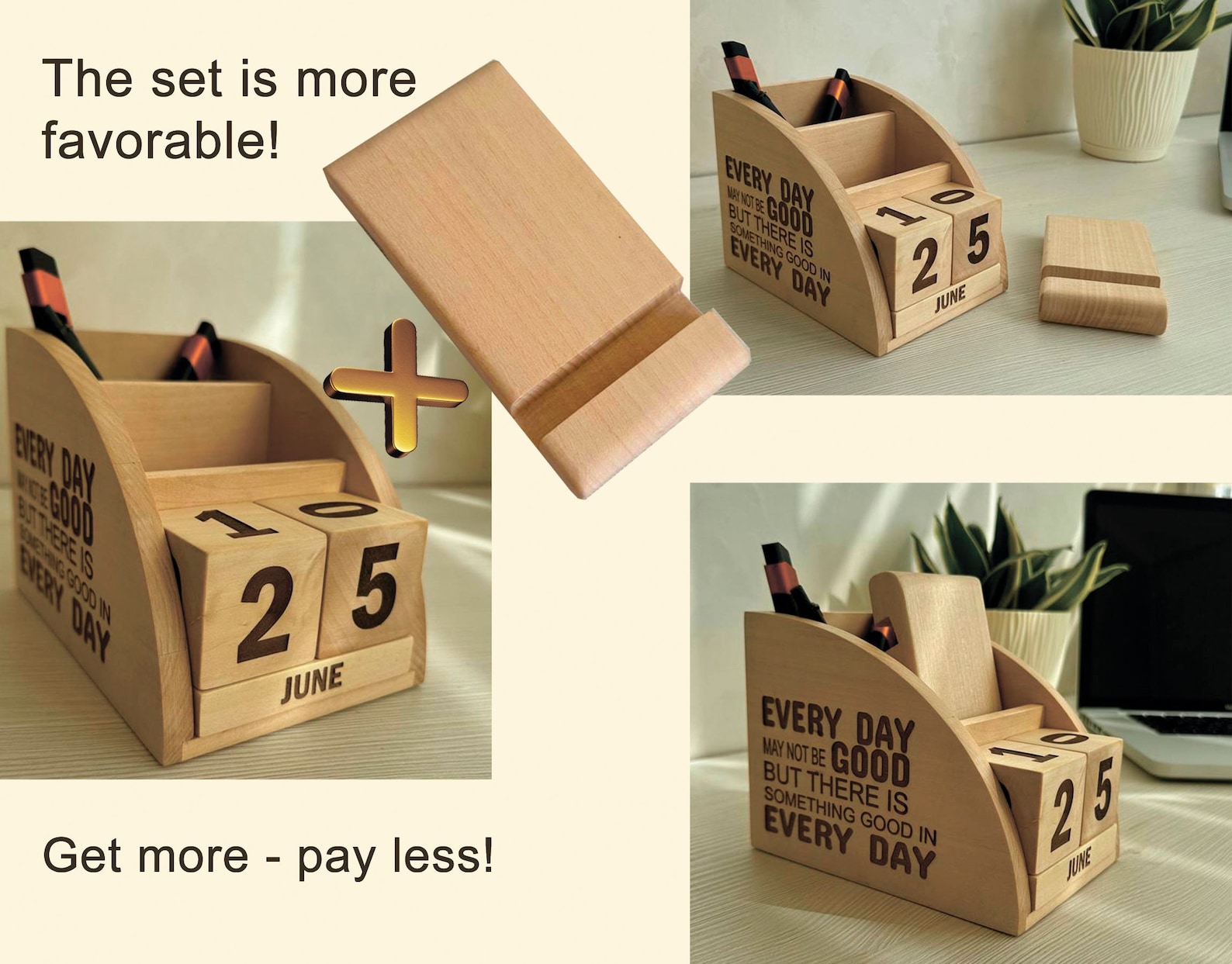 Organizer for Schoolchildren/desktop Wooden Organizer Perpetual ...