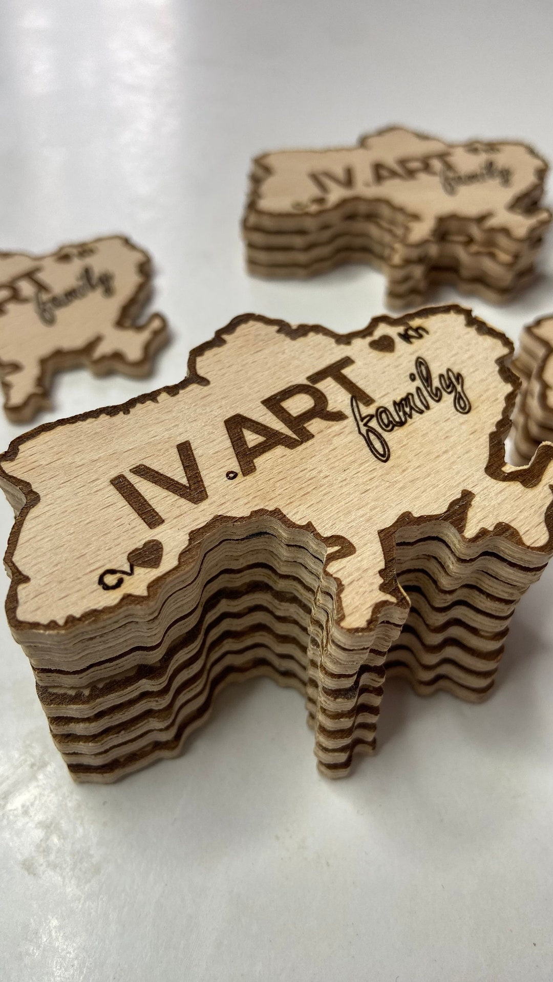 Personalized Wooden Magnet, Custom Fridge Magnets, Gifts for Everyone ...