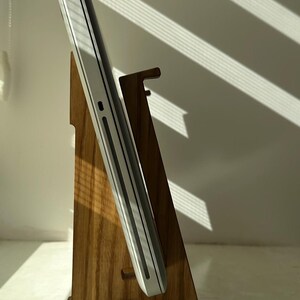 Handcrafted Premium Wooden Laptop Stand – Unique Gift, Eco-friendly ...