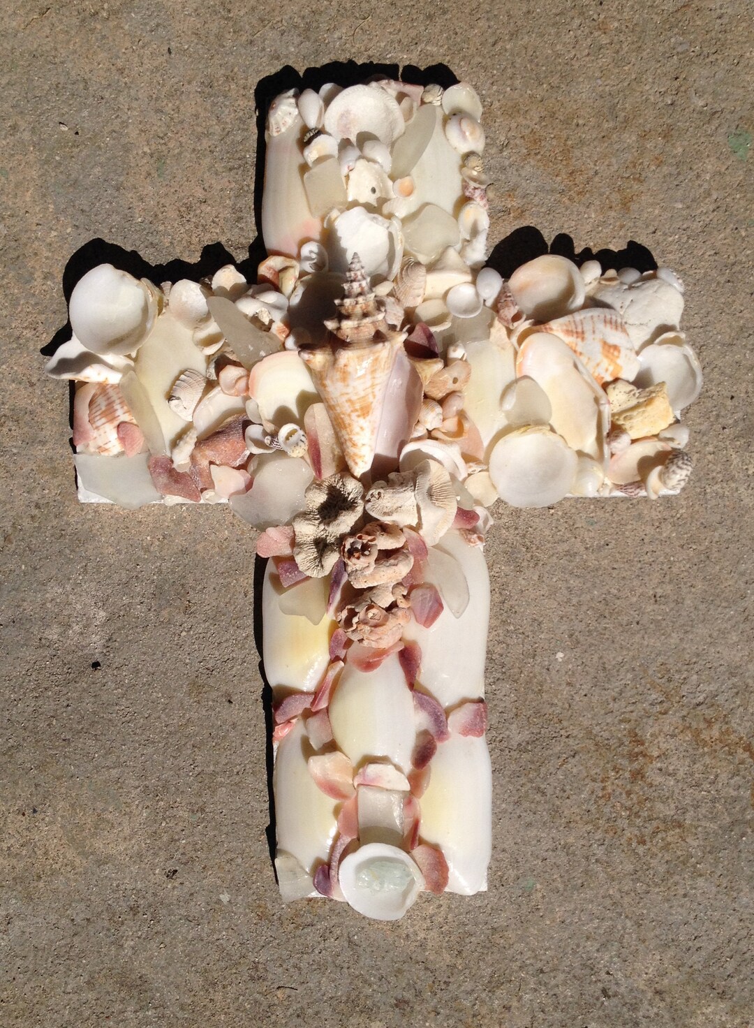 Serai Shell Cross, Beach, Shells, Pink Shells - Etsy