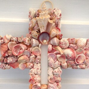 Empress Shell Cross, Beach, Shells, Pink Shells - Etsy