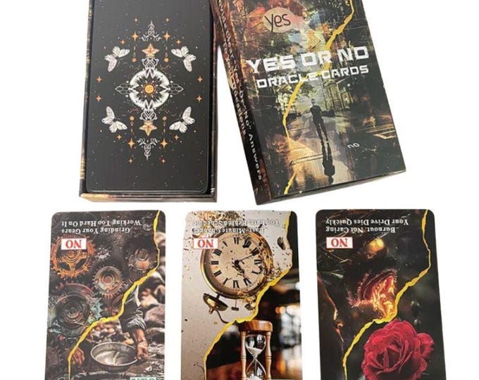 Yes or No Oracle Cards, 56-card Deck With Keywords, Love and Situation ...