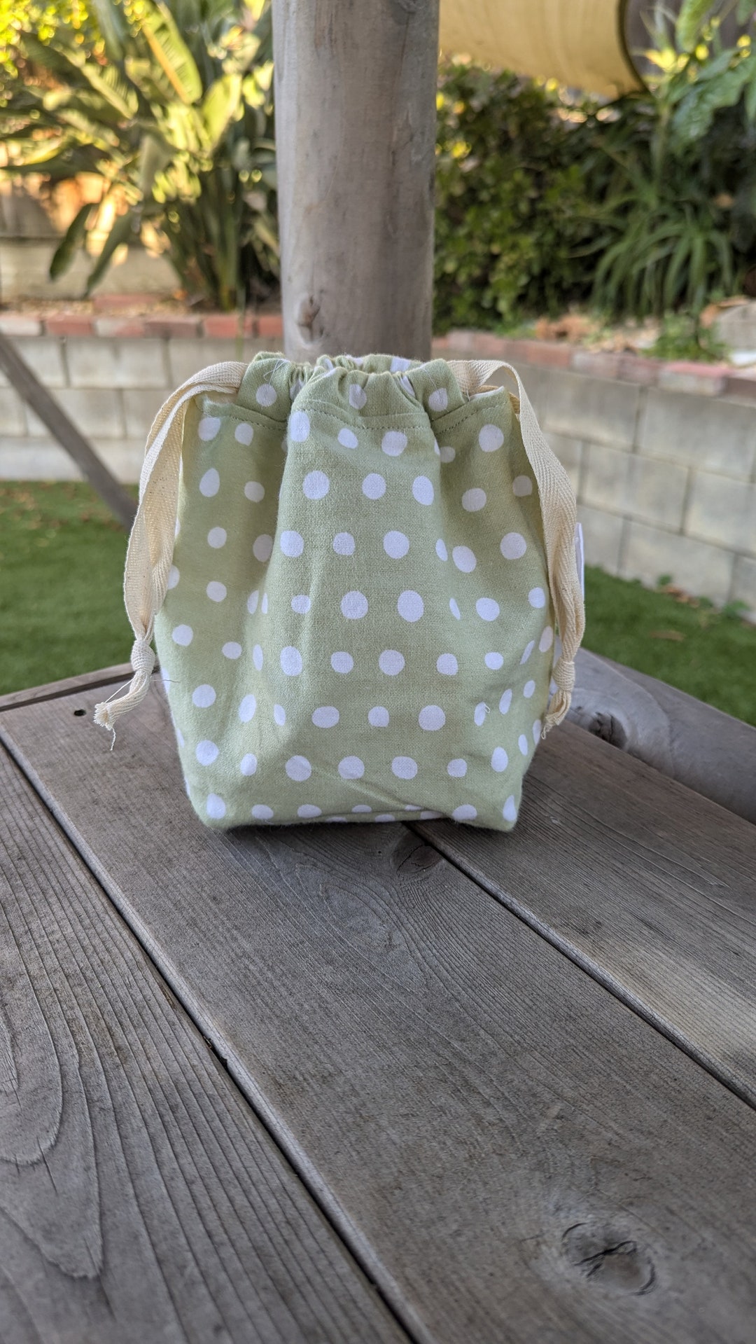 Polka Dot Yarn Cozies and Project Bags - Etsy