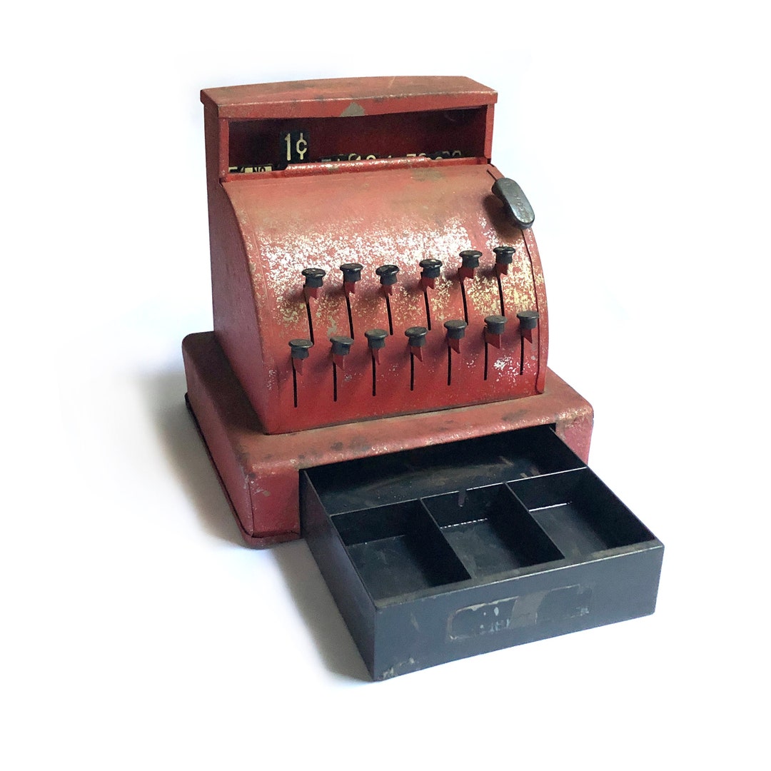 Vintage Tom Thumb Metal Toy Cash Register Western Stamping Co. Michigan ...