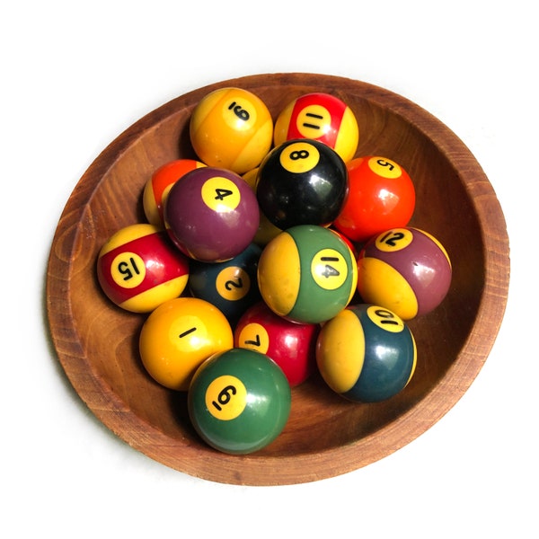 Vintage Pool Balls - Etsy