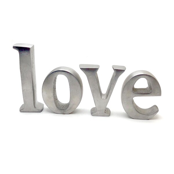 Pewter Letters - Etsy
