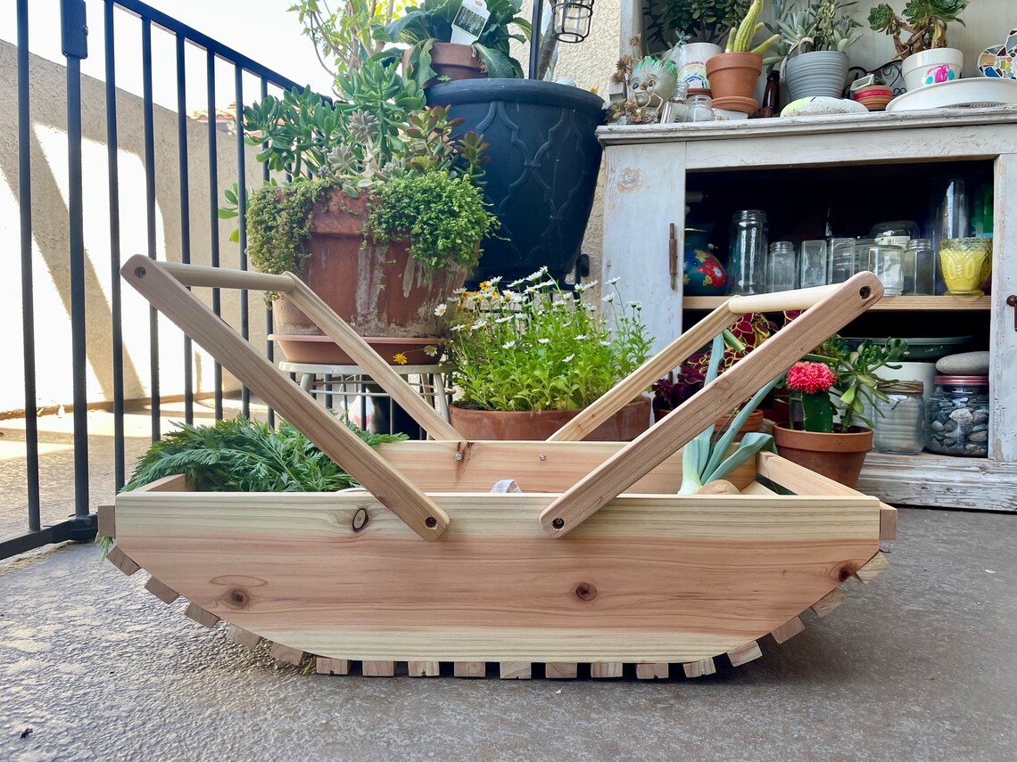 Handmade Garden Trug - Etsy